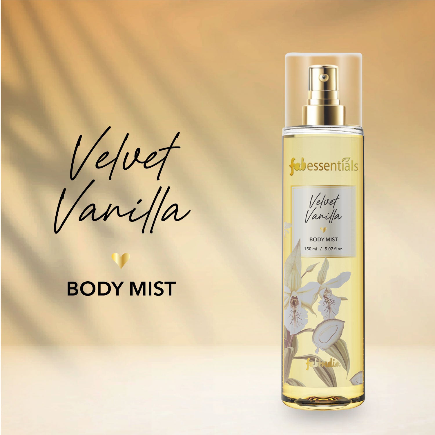 fabessentials Velvet Vanilla Body Mist 150ml | Luxury Fine Fragrance M ...